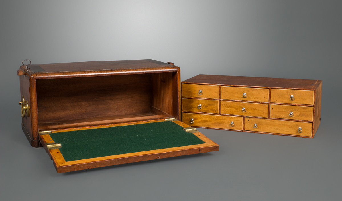 Naval Interest: Georgian Traveling Writing Box and Safe | Michael ...